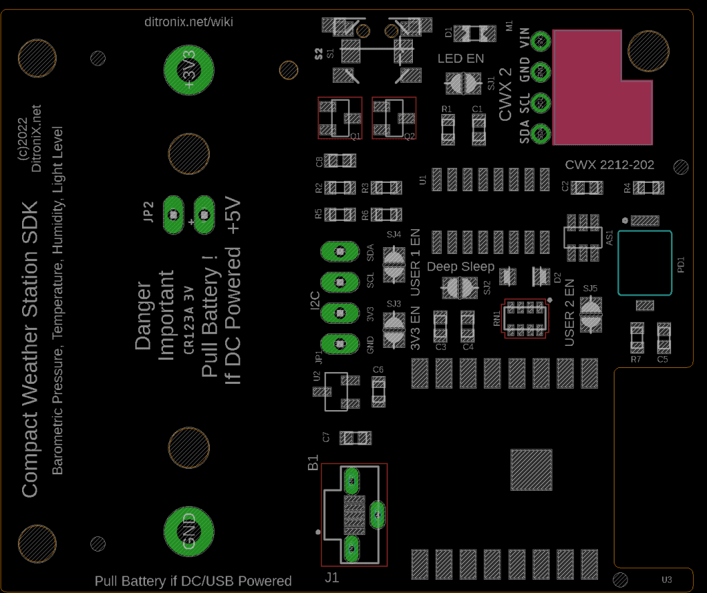 CWX-2-ESP8266-BME280-Board-2212-202-PCB-Components – DitroniX.net ...