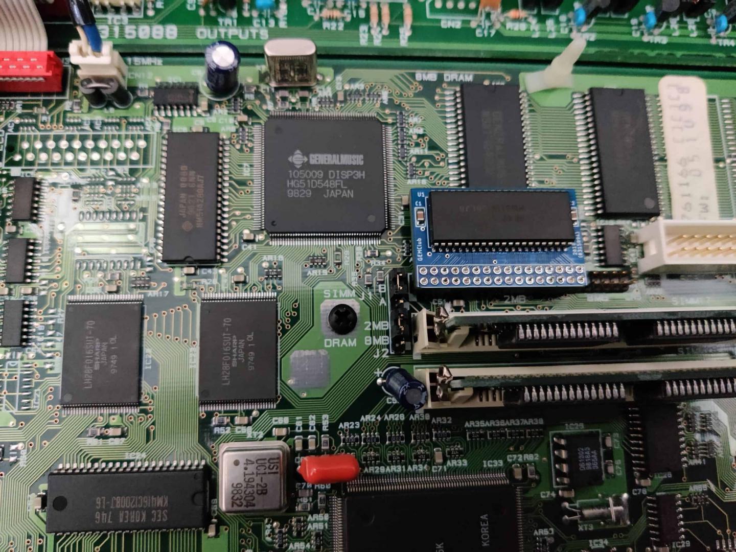 GEMClub-DRAM-Module-2Mb-Installed-Sample-DRAM