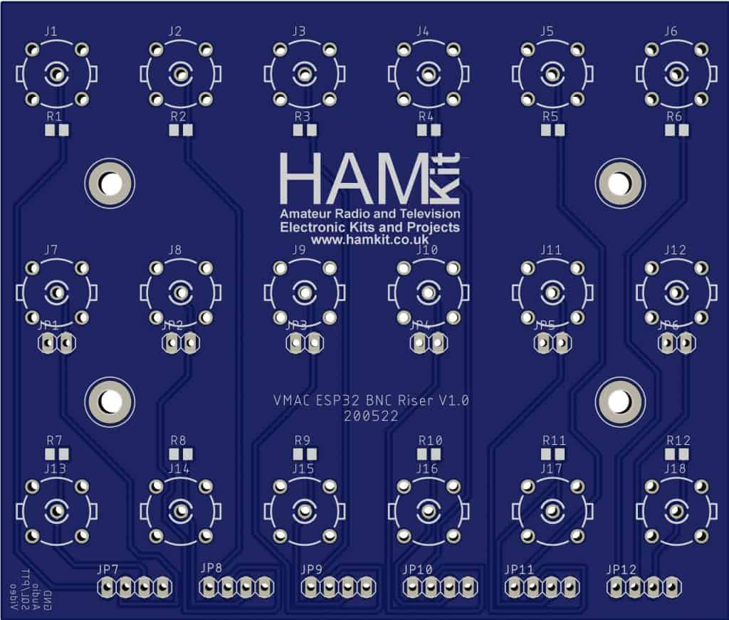 VMAC-ESP32-BNC-Riser-PCB-T
